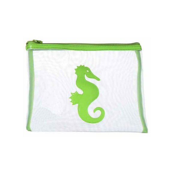 Bags | Tigerstars Green Seahorse Motif Plastic Mesh Pouch | Poshmark
